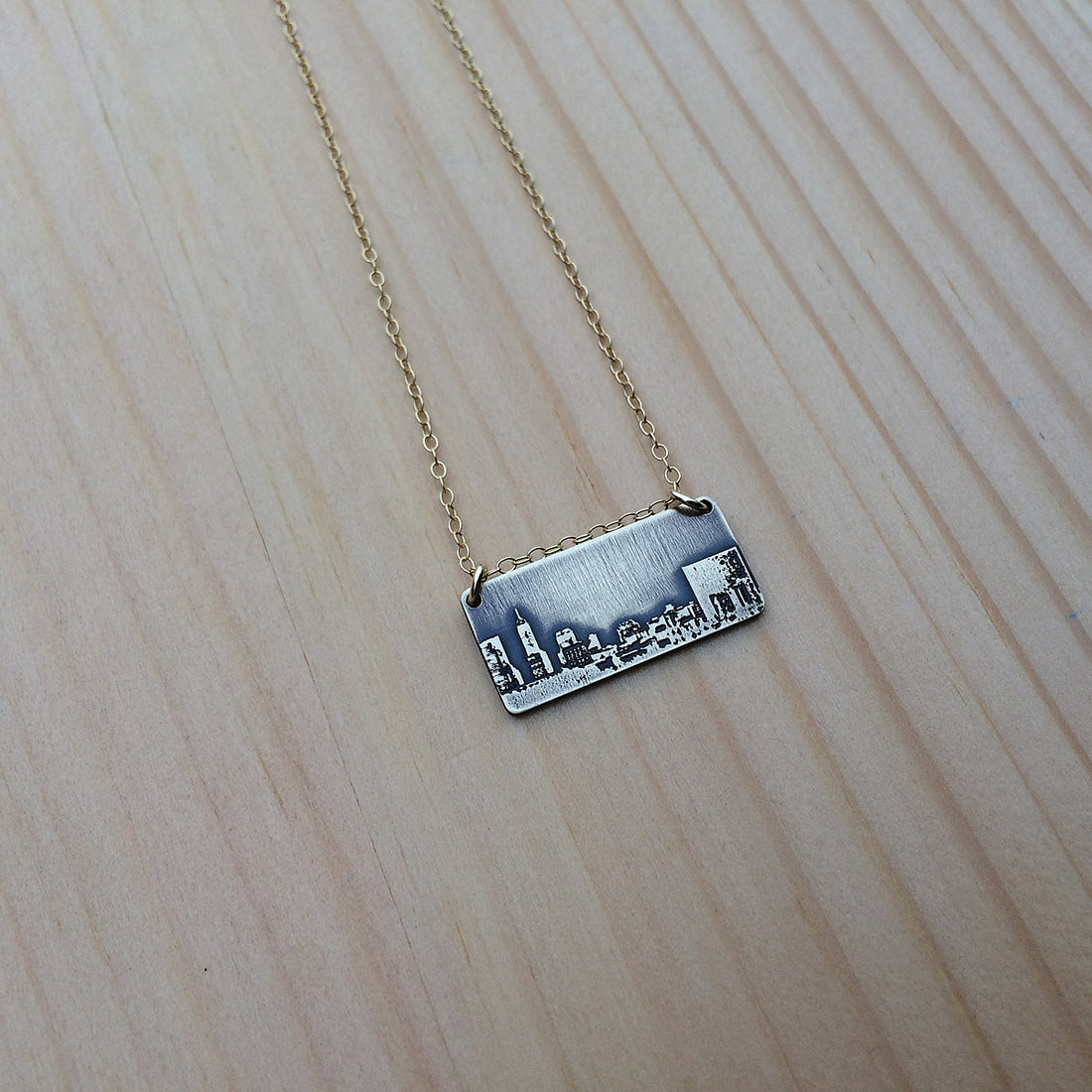 Indianapolis Indiana skyline necklace – Jaci Riley Jewelry