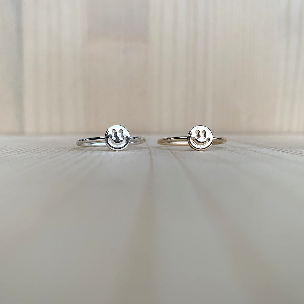 smile ring in sterling silver or 14k gold fill – Jaci Riley Jewelry