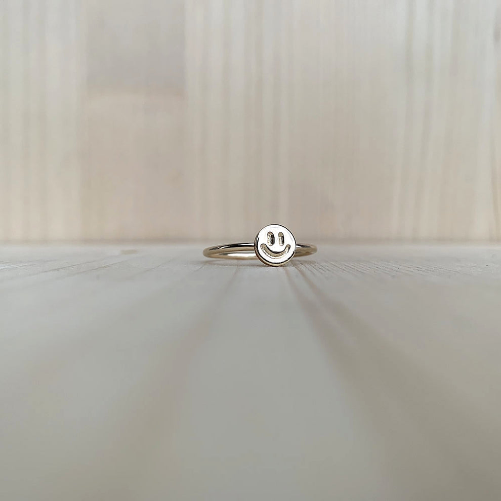 smile ring in sterling silver or 14k gold fill – Jaci Riley Jewelry